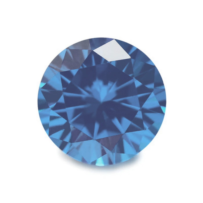 Deep blue 3mm Rond Spinel