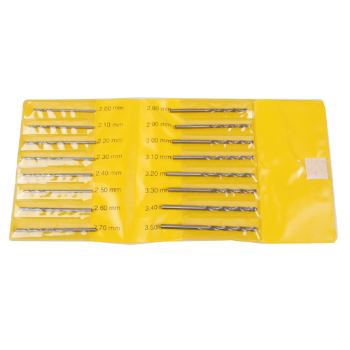Set boortjes van 2.0 - 3.5 mm(16 stuks)