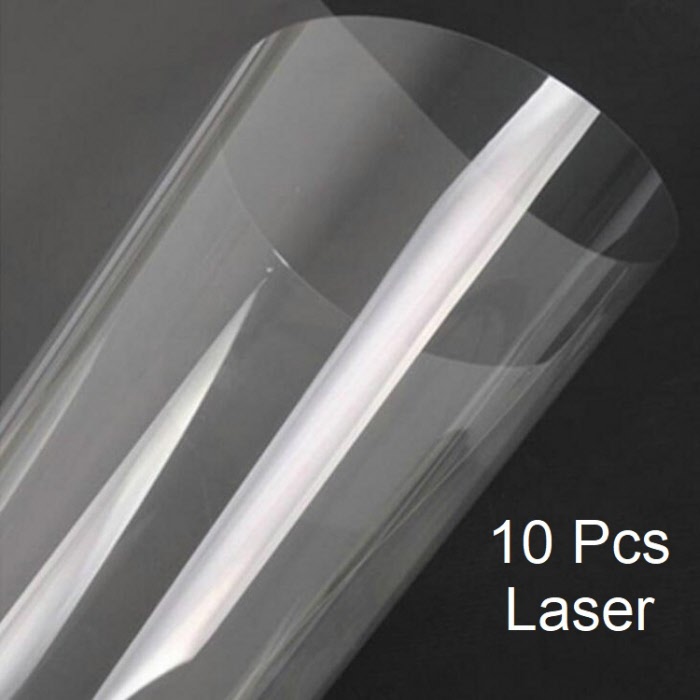 laser transparant film 10 sheets A4